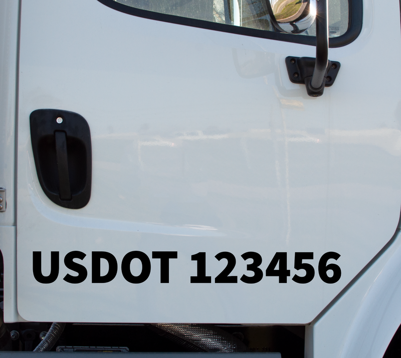USDOT Number Decal Sticker Size Comparison | Augmented Reality Preview ...