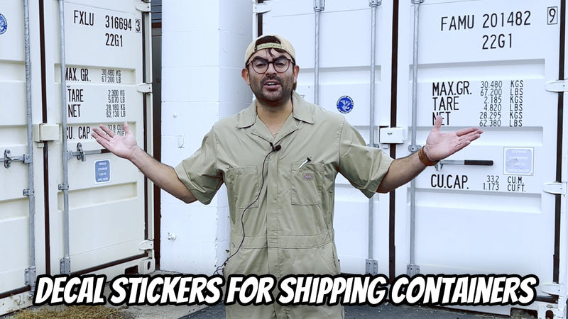 Custom Shipping Cargo Container Decal Stickers – USDOT NUMBER STICKERS