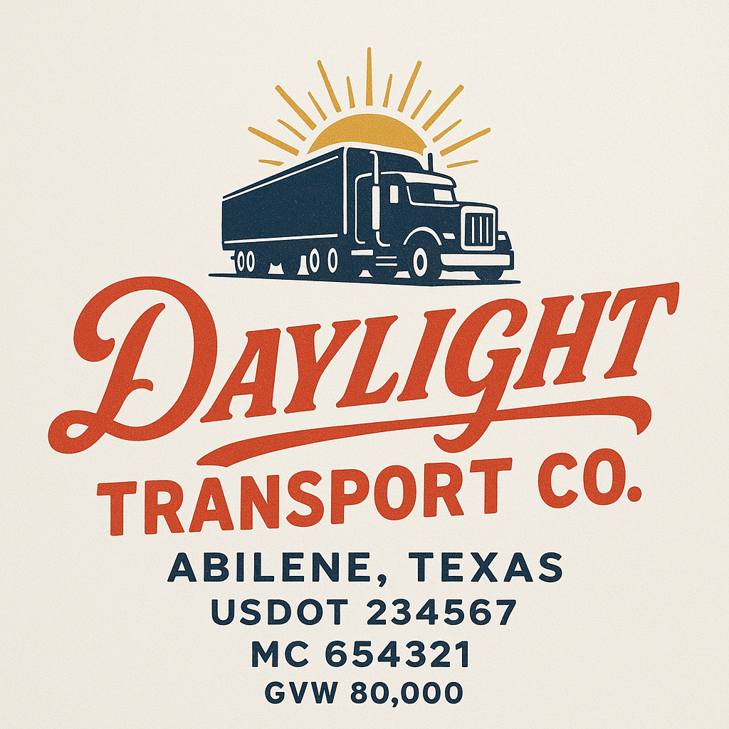 Custom Truck Door Decal Sticker Sign For Trucking, Transport, Logistic ...