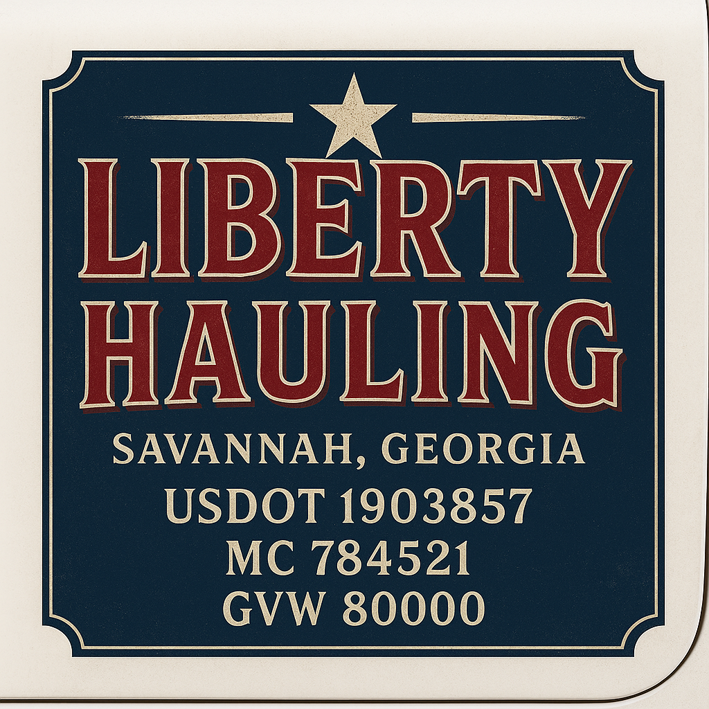 Custom Truck Door Decal Sticker Sign For Trucking, Transport, Logistic ...