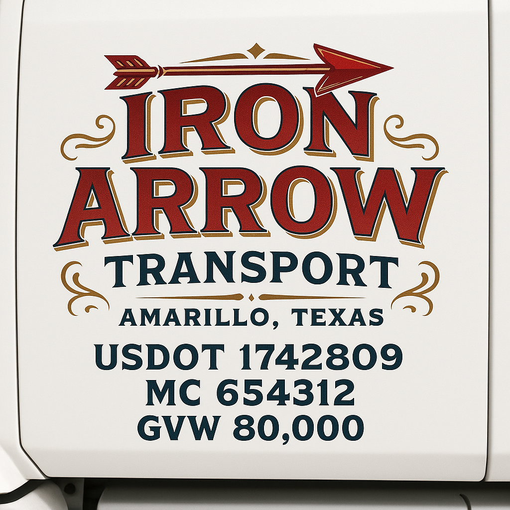 Custom Truck Door Decal Sticker Sign For Trucking, Transport, Logistic ...