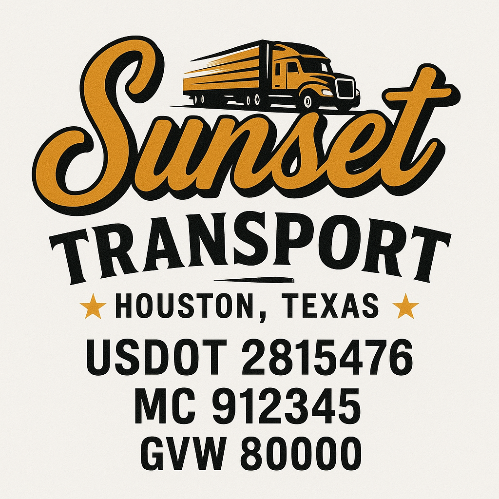 Custom Truck Door Decal Sticker Sign For Trucking, Transport, Logistic ...