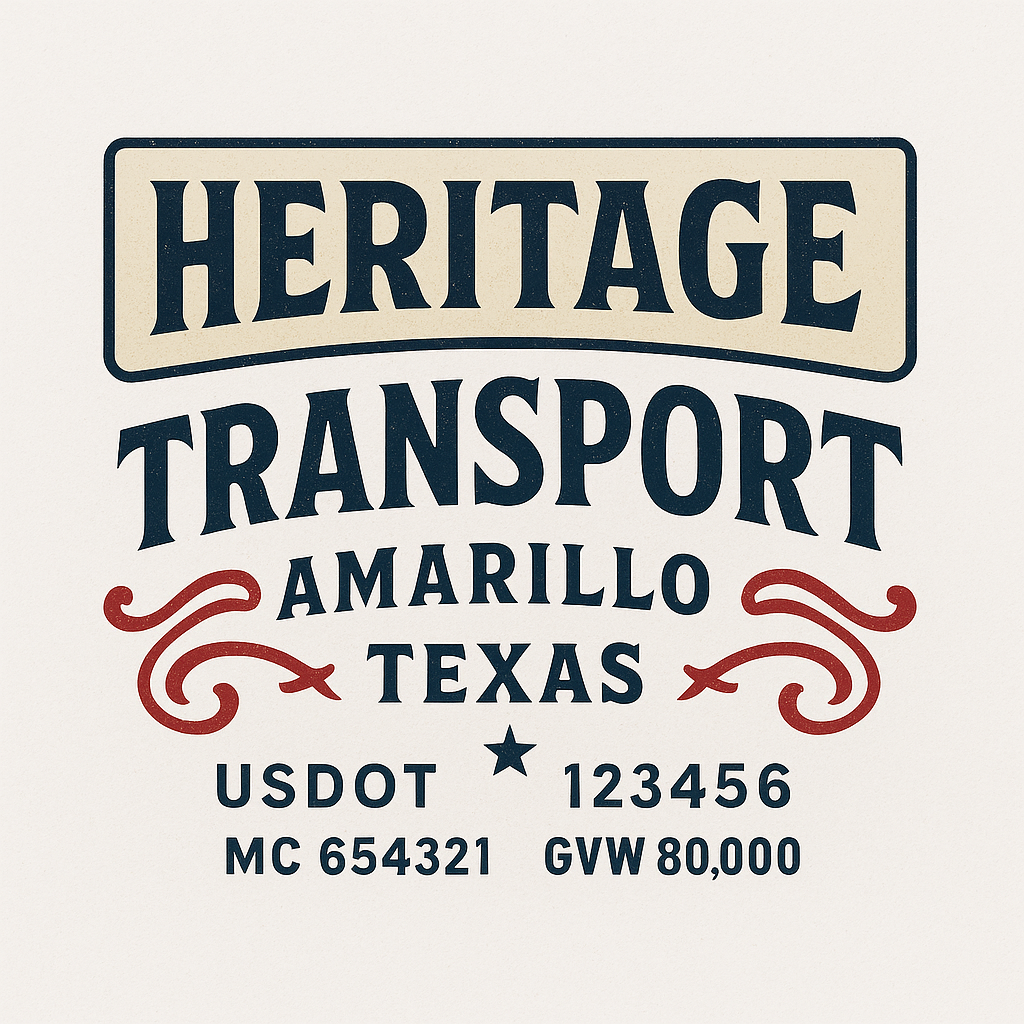 Custom Truck Door Decal Sticker Sign For Trucking, Transport, Logistic ...