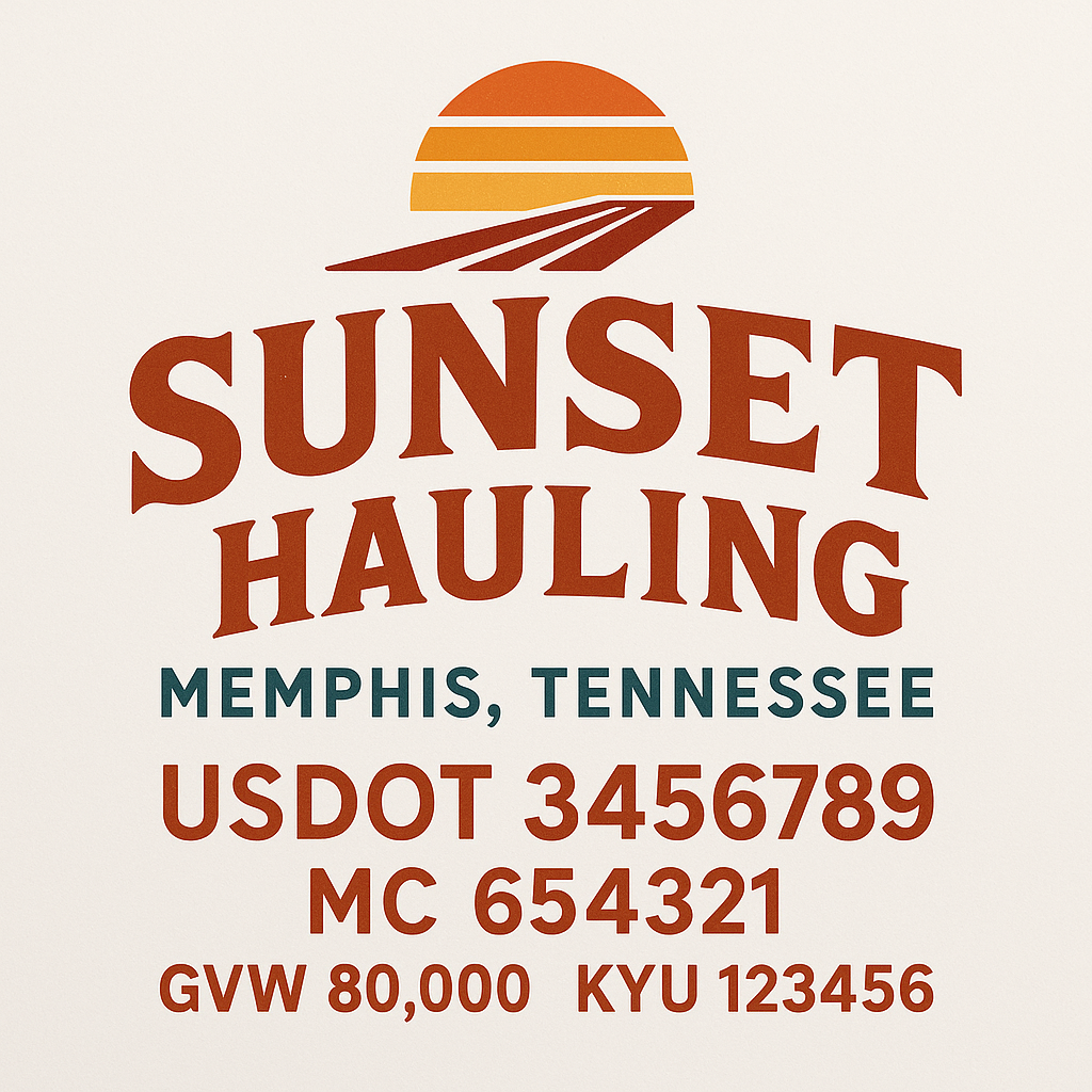 Custom Truck Door Decal Sticker Sign For Trucking, Transport, Logistic ...