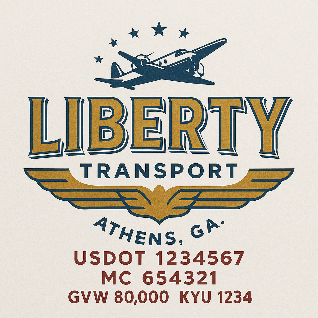 Custom Truck Door Decal Sticker Sign For Trucking, Transport, Logistic ...