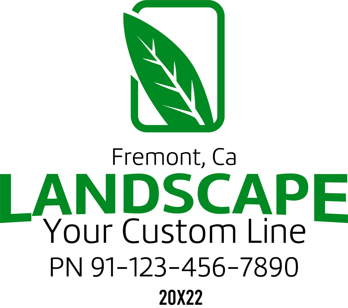 Landscaping, Lawn Care Truck Door Decal Sticker (USDOT) Set of 2 ...