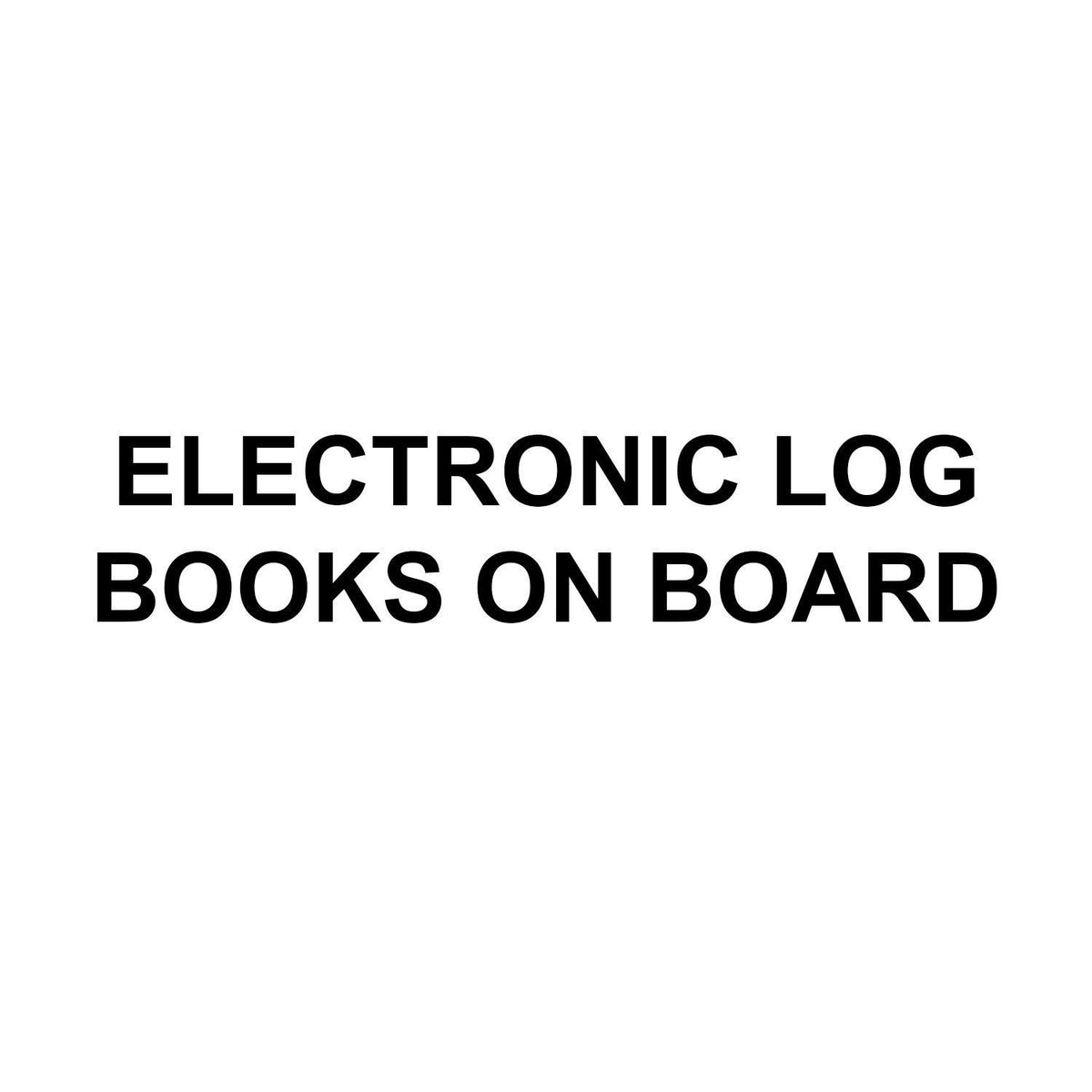 Electronic Log Books On Board Decal – USDOT NUMBER STICKERS
