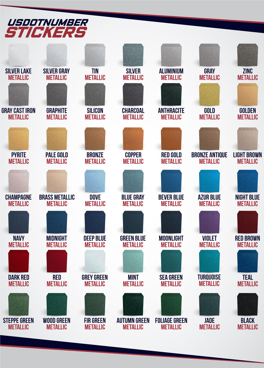 CVOR Number Decal (Set of 2) – USDOT NUMBER STICKERS